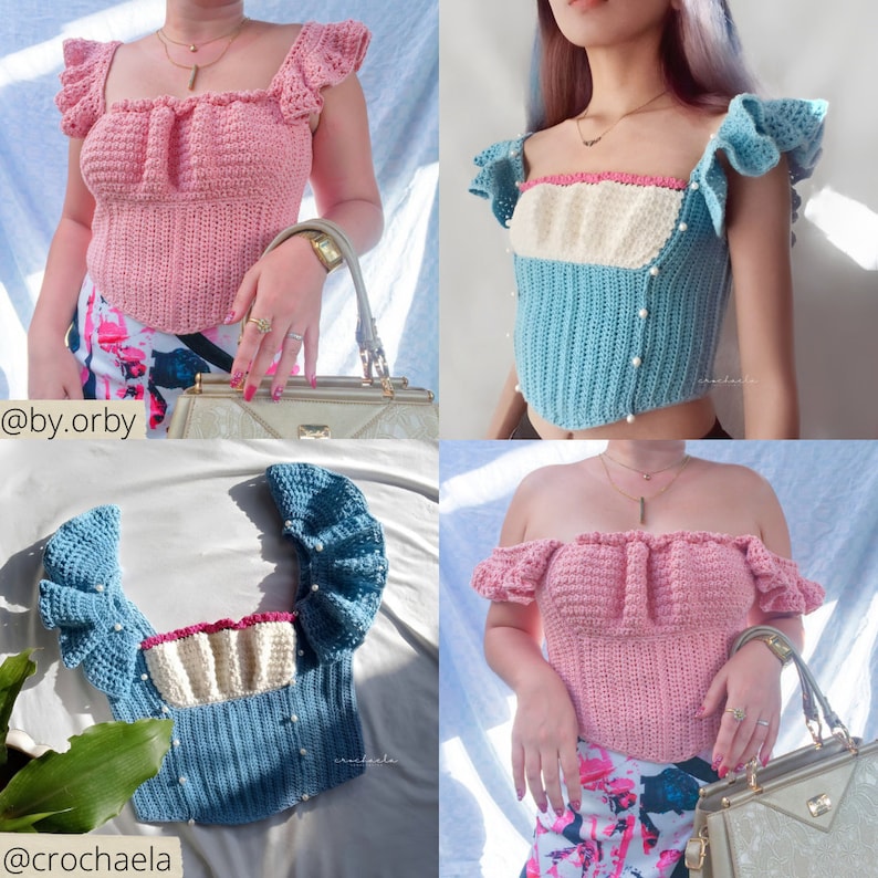 Aries Crochet Corset PATTERN (DIGITAL PDF) - Etsy
