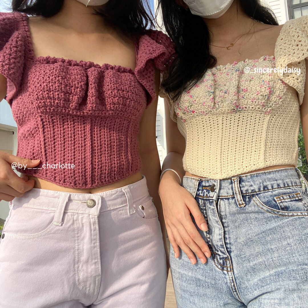 Aries Crochet Corset PATTERN (DIGITAL PDF) - Etsy