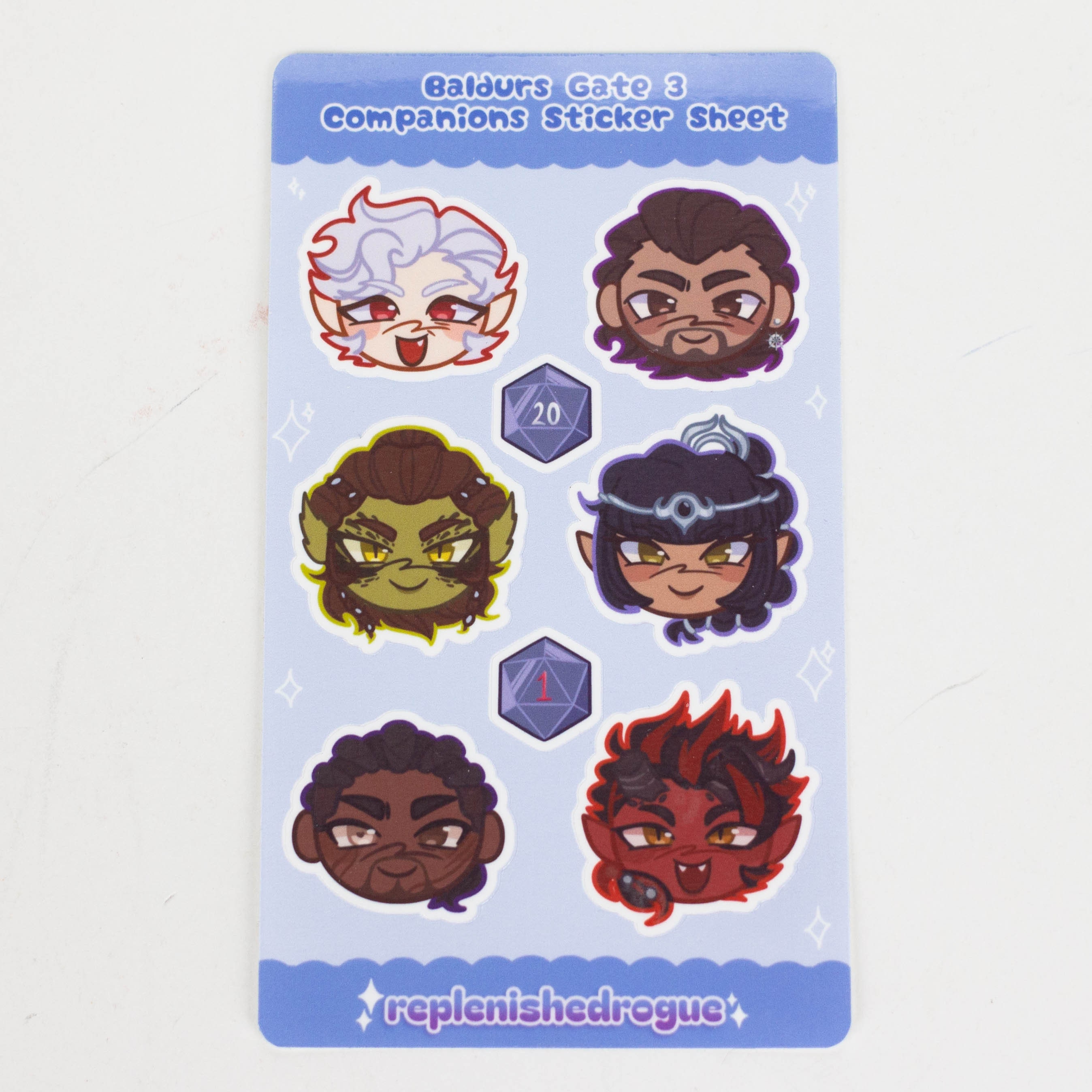 Baldurs Gate 3/BG3 Companion Sticker Sheet 6 - Etsy Canada