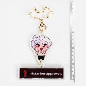 Baldurs Gate 3 - Astarion Approves - Acrylic Linking Keychains / Charms ...
