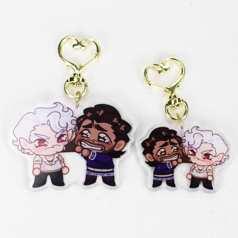 Baldurs Gate 3 - Astarion & Gale (bloodweave) Keychain / Charm - Etsy
