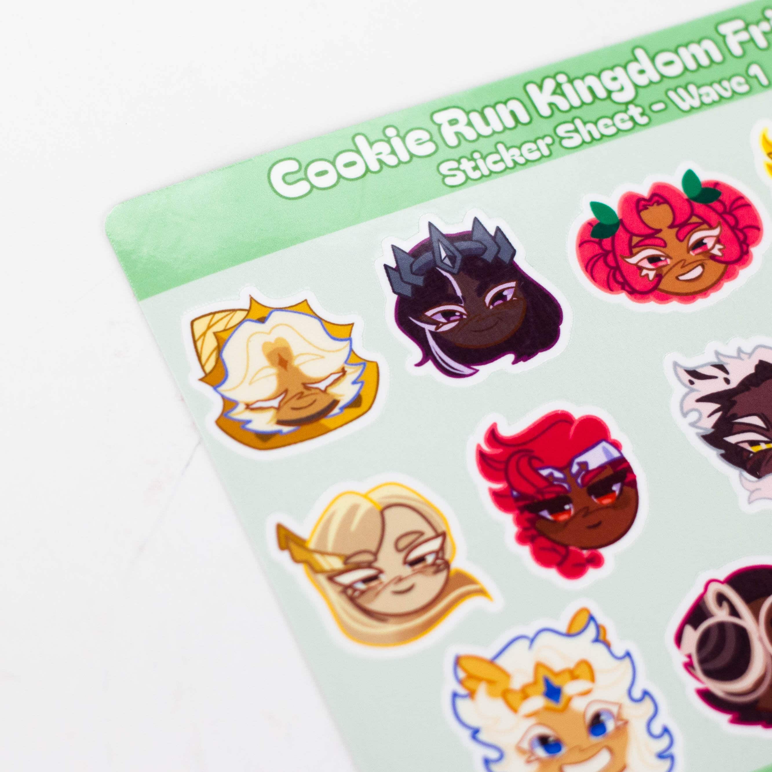 Cookie Run Kingdom Character Sticker Sheet 6 - Etsy