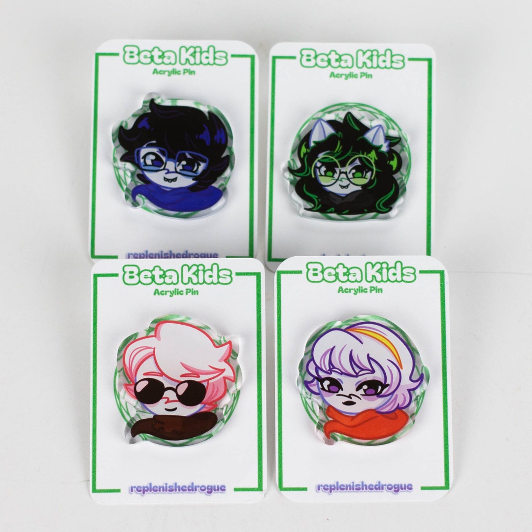 LAST RESTOCK - Homestuck - Beta Kids God Tier - Epoxy Front Acrylic ...