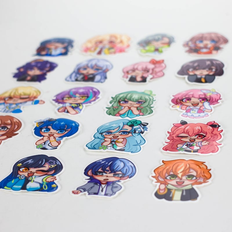 Colorful Stage Stickers - Etsy