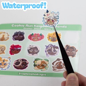 Cookie Run Kingdom Character Sticker Sheet 6 - Etsy