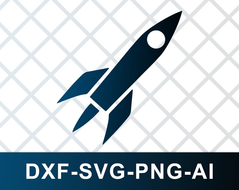 Rocket Logo SVG DXF PNG Missile Laser Engraving Clipart Cricut - Etsy ...