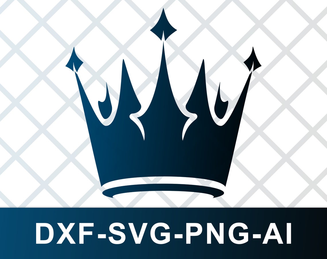 Crown Logo SVG DXF PNG Crowns Clipart - Etsy