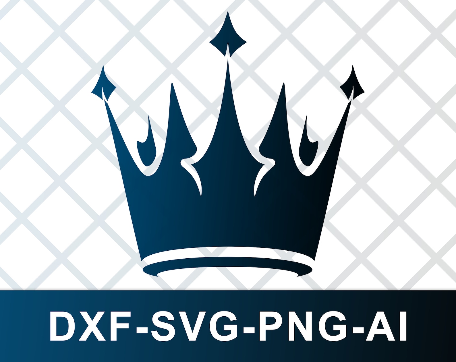 Crown Logo SVG DXF PNG Crowns Clipart - Etsy