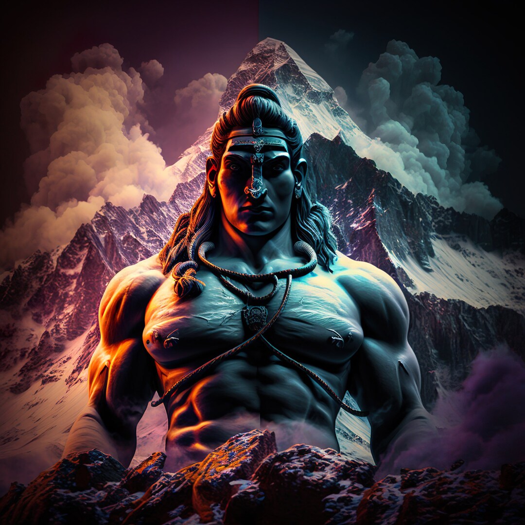 Shiva at Mt. Everest - Etsy