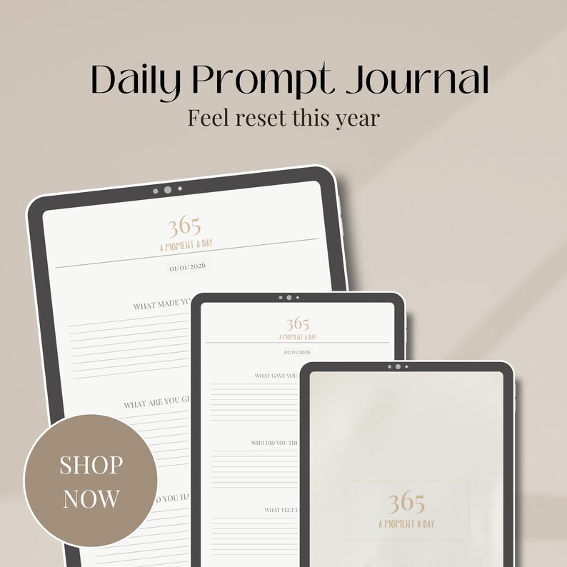 2026 Daily Sentence Journal • Prompt Diary • A Moment a Day • A ...