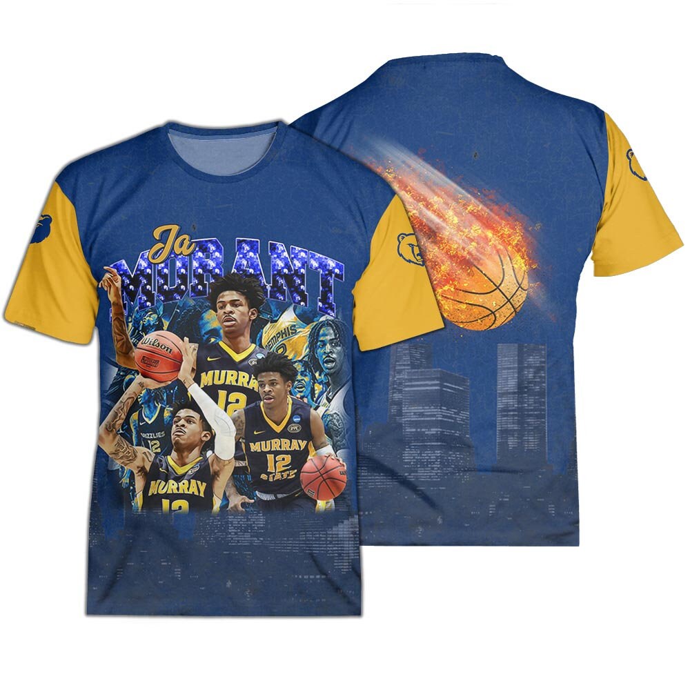 Ja Morant 3D Hoodie, Ja Morant Basketball V1 Tee, V1 Sport Champion 3D ...