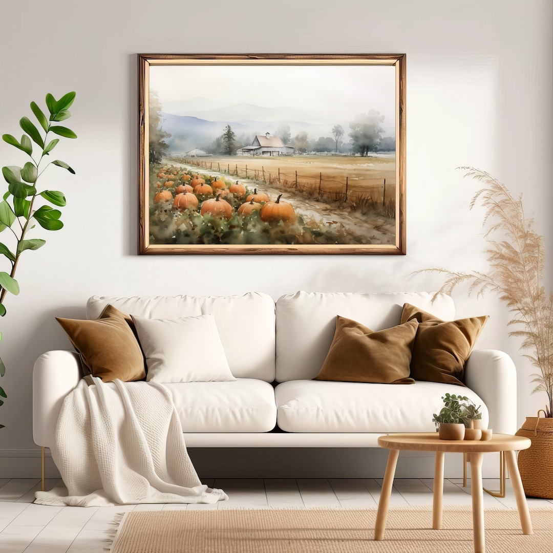 Fall Wall Art, Fall Landscape Wall Art, Fall Wall Art Scenery, Autumn ...