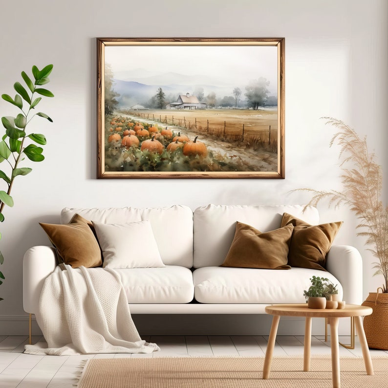 Fall Wall Art, Fall Landscape Wall Art, Fall Wall Art Scenery, Autumn ...