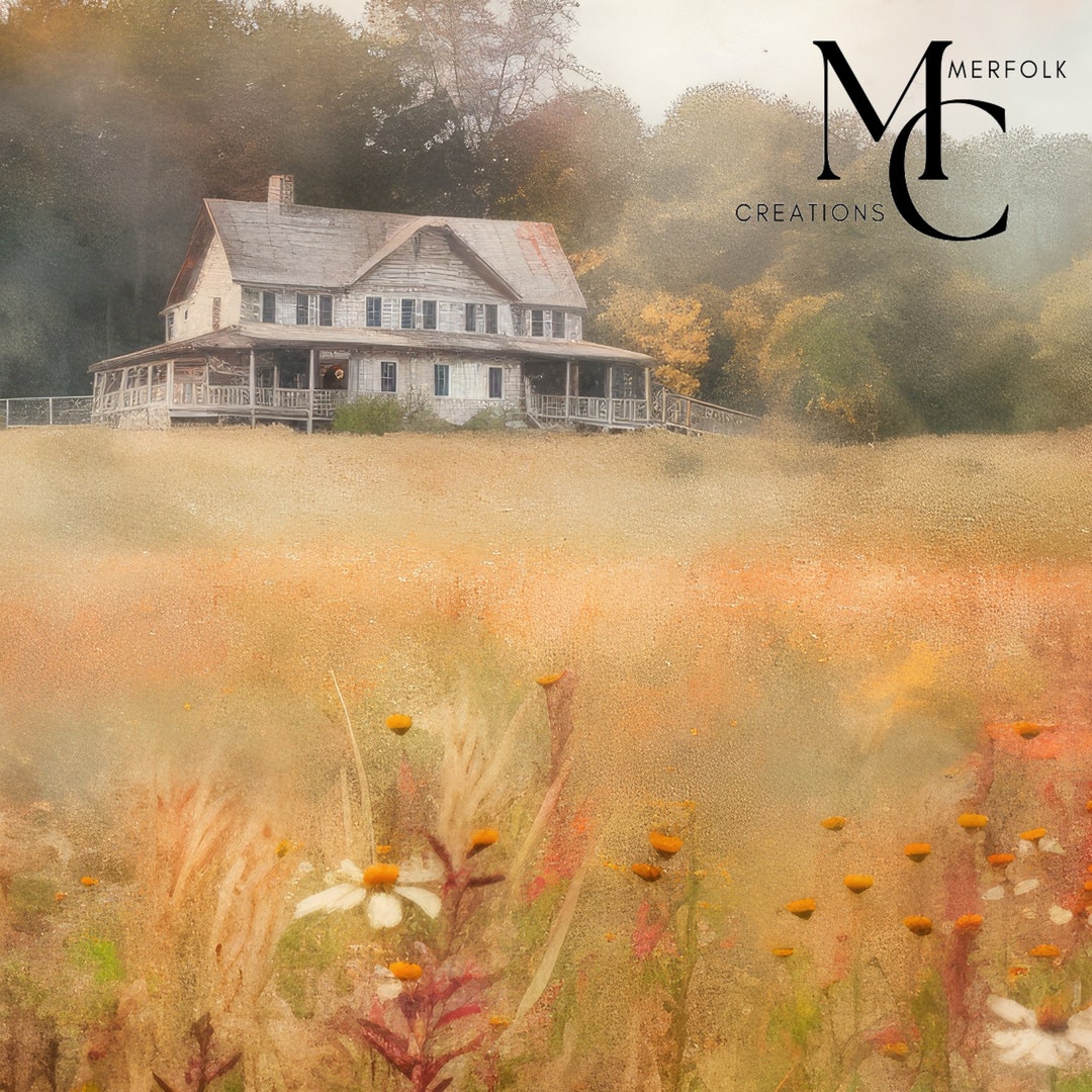 Autumn Wall Art Fall Wall Art Farmhouse Autumn Decor Vintage Country ...