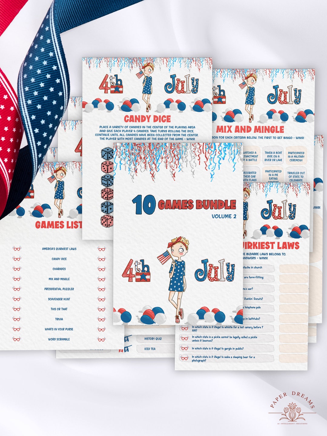 July 4th Party Games, Funny 4th of July Games, Fourth of July Family ...