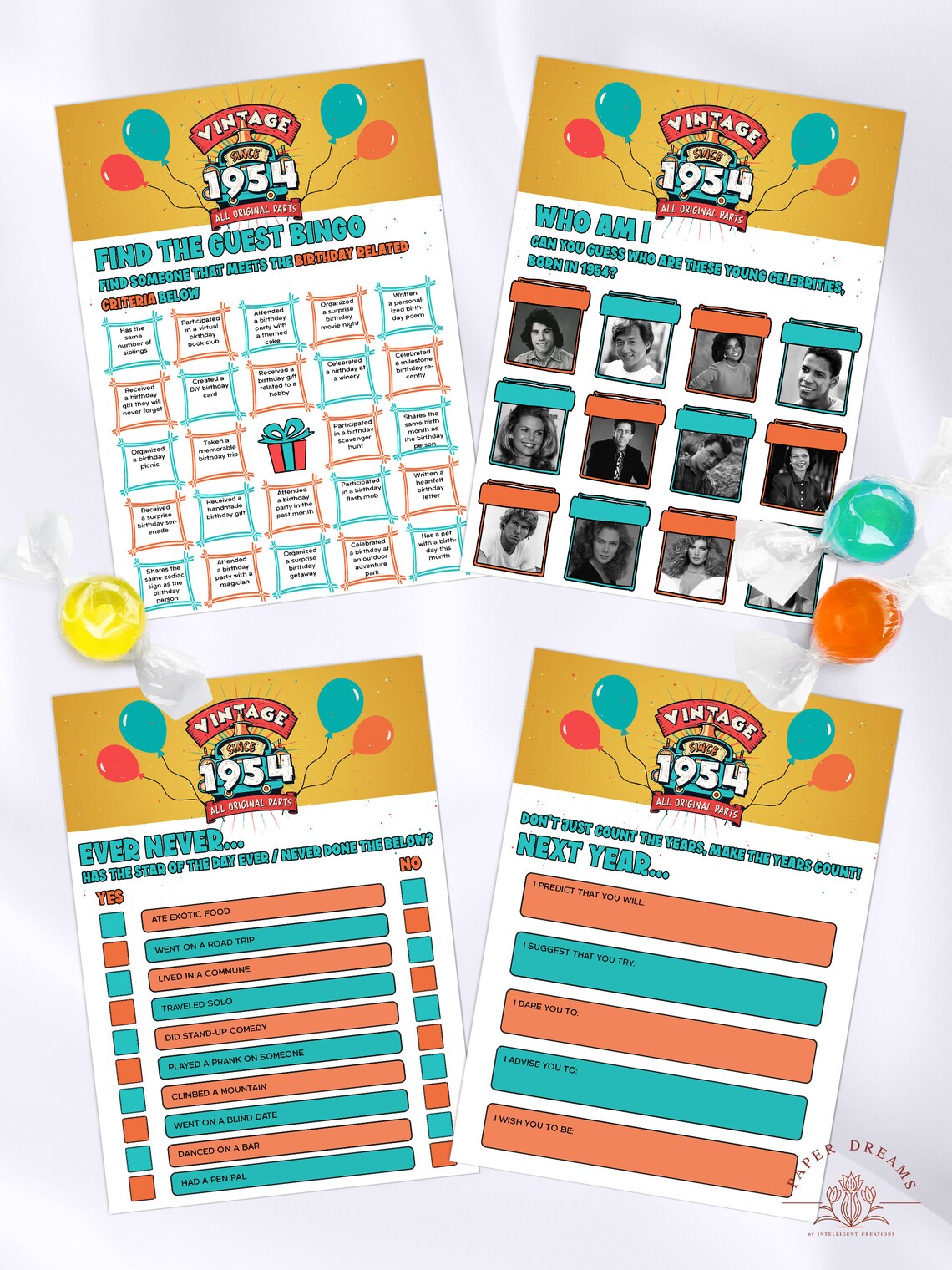 Instant Download 70th Birthday Party Games,70th Birthday Games for ...