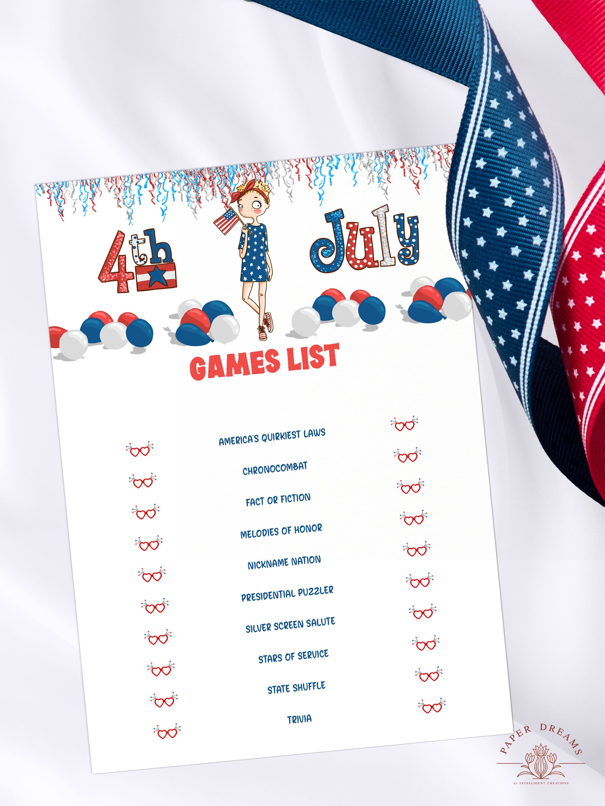 Funny 4th of July Games, July 4th Trivia Game for Adults, Fourth of ...