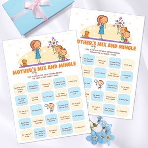 Funny Mothers Day Game Printable Find Some One Who, Mothers Day Brunch ...