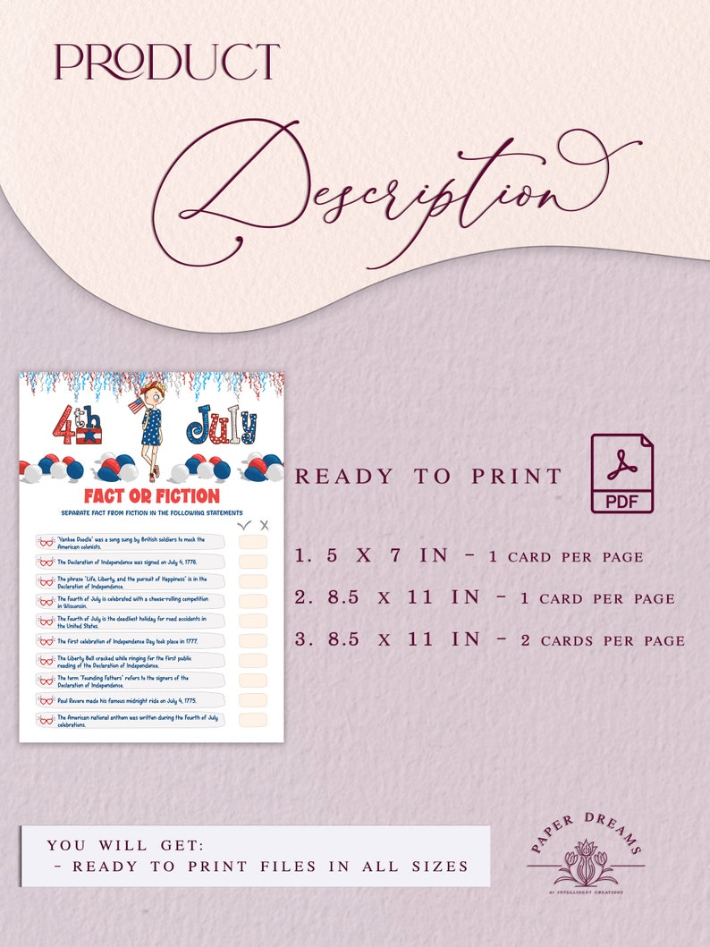 4th of July Trivia Questions, July 4th Trivia Game for Adults and Kids ...