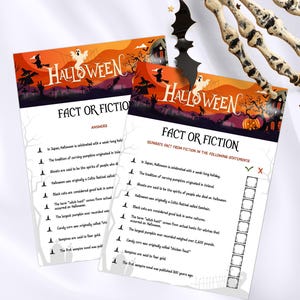 Halloween Trivia Bundle, Digital Download Trivia Questions With Trivia ...