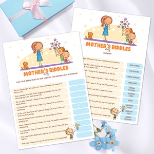 Funny Mothers Day Riddle Game With Answers, Mothers Day Brunch Riddle ...