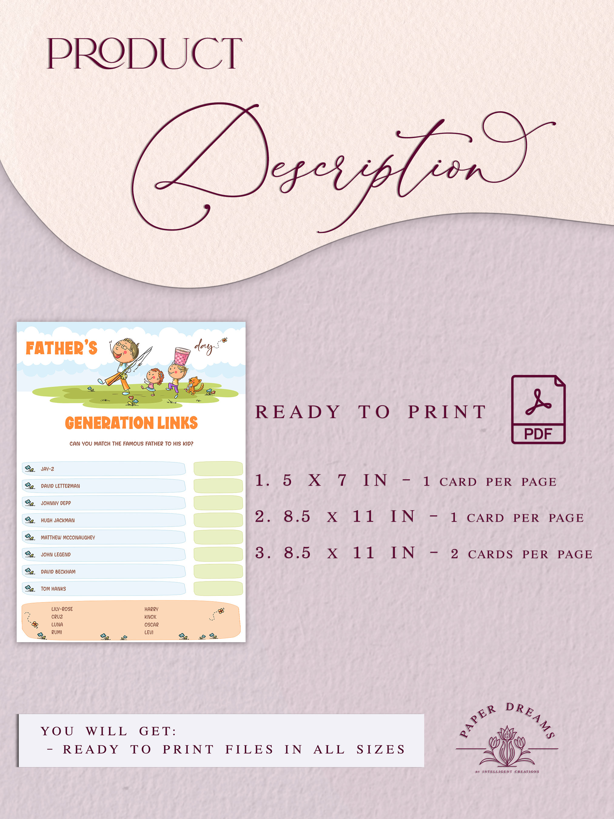 Fathers Day Trivia Questions, Step Dad Trivia Game for Adults and Kids ...