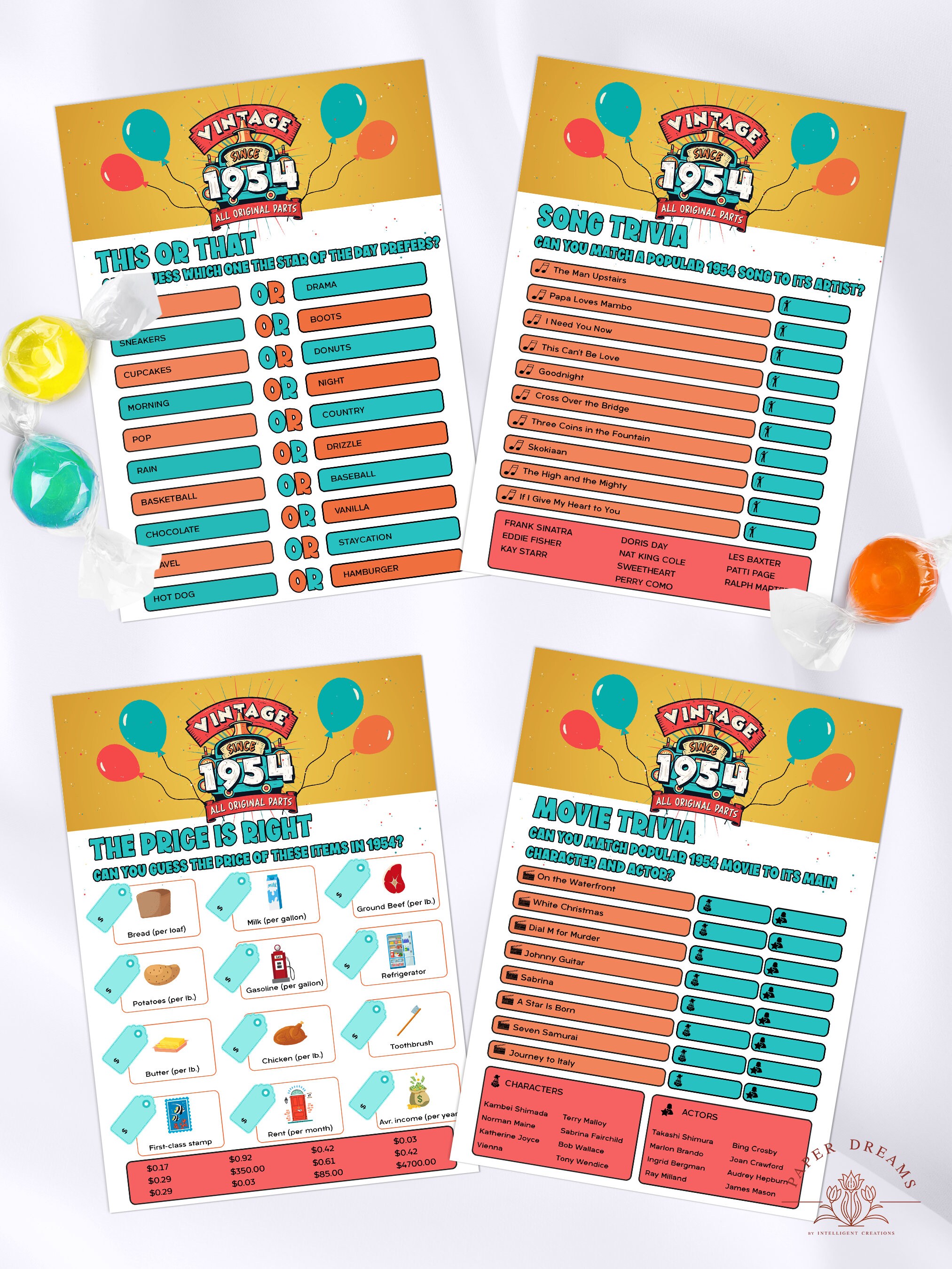 Instant Download 70th Birthday Party Games,70th Birthday Games for ...