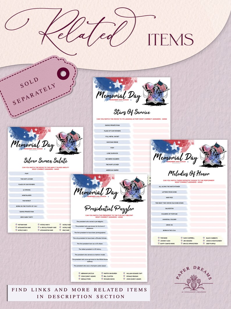 Memorial Day Riddles Game With Answers, Memorial Day Trivia Questions ...