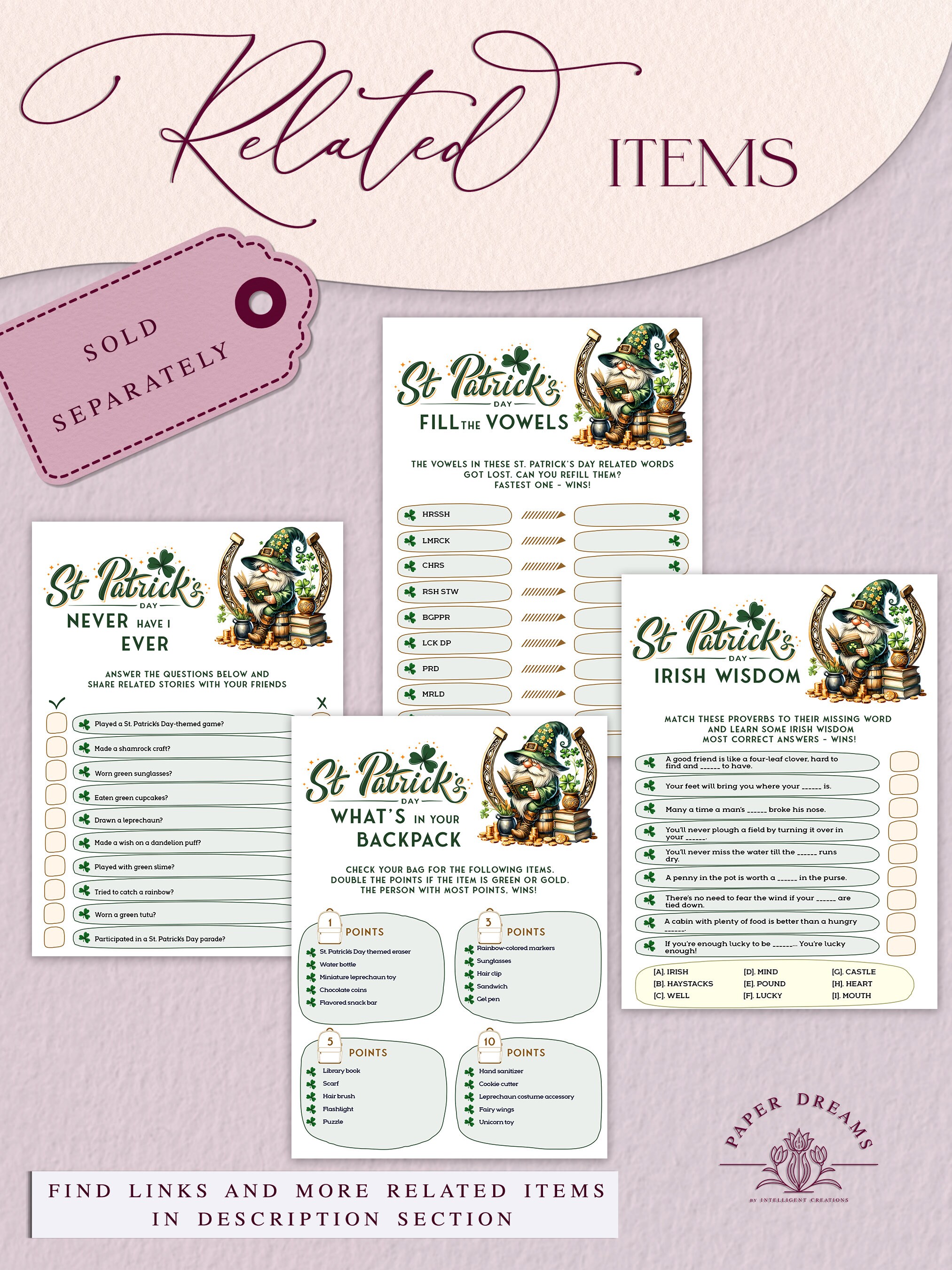 St Patricks Day Riddles Game for Kids With Answers, Riddle Me This St ...