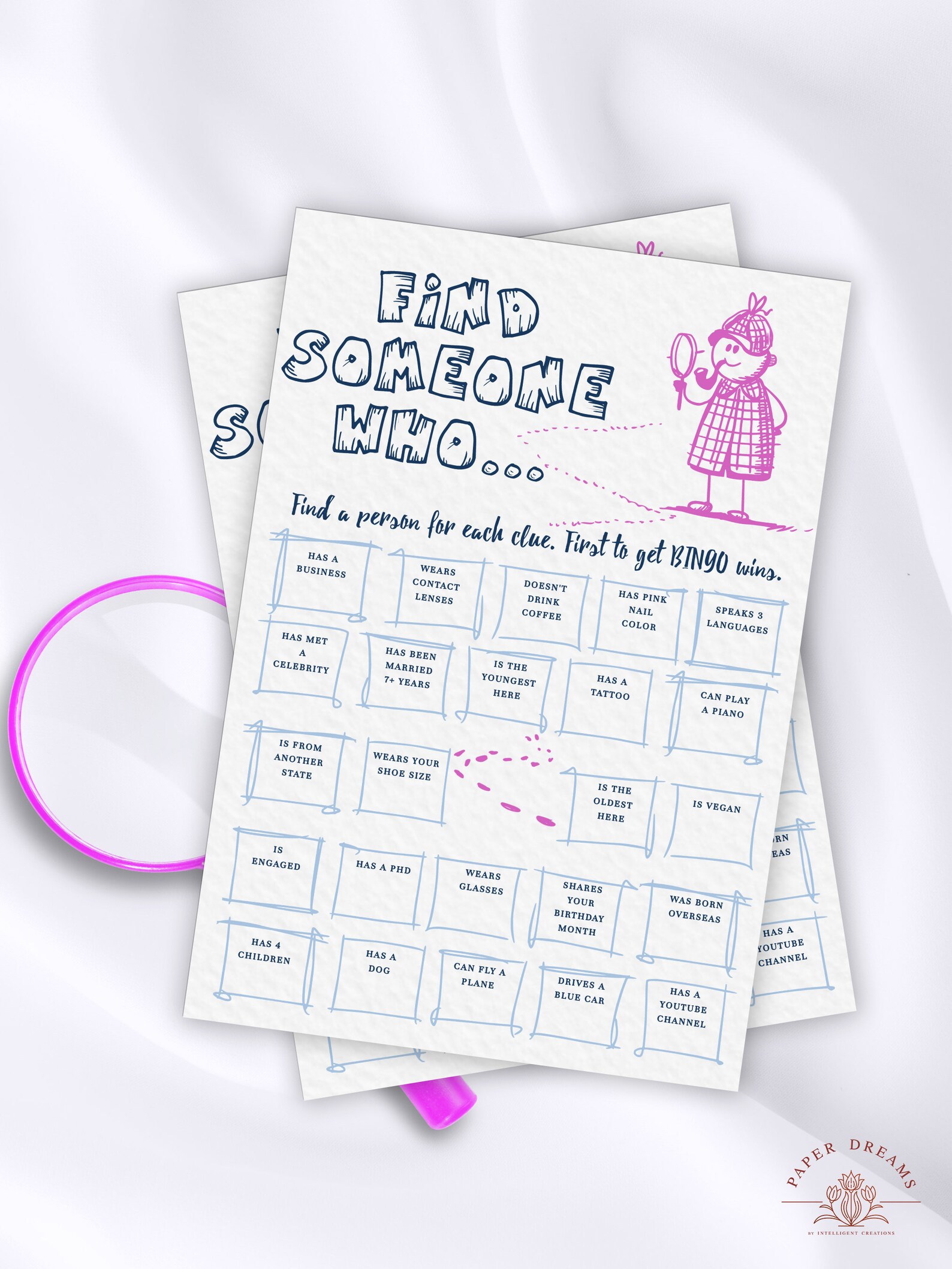 Find the Guest Bingo, Mix and Mingle Bingo, Human Bingo, Get to Know ...
