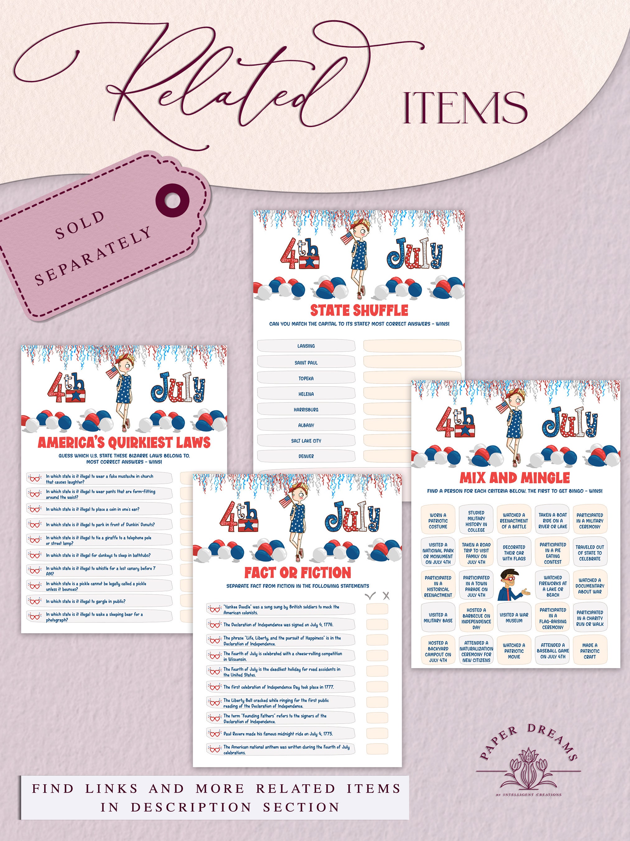 4th of July Trivia Questions, July 4th Trivia Game for Adults and Kids ...