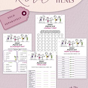 Guess Who Virtual Family Reunion Games Printable, Instant Download Get ...