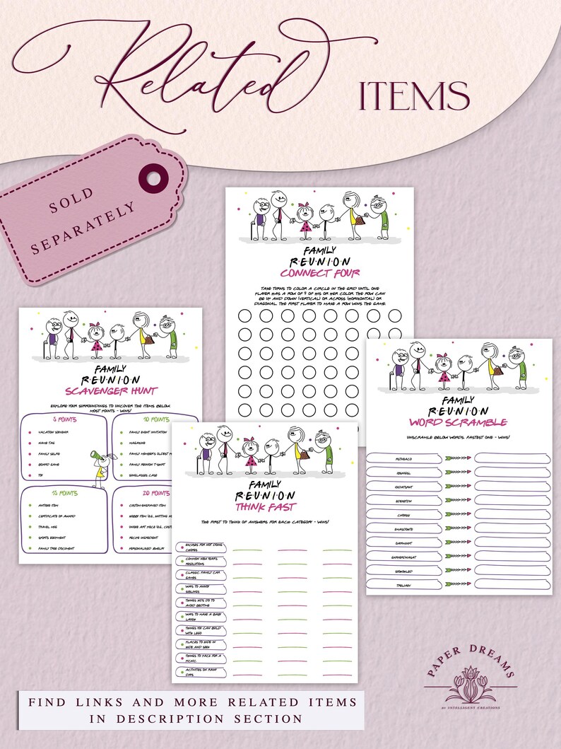 Guess Who Virtual Family Reunion Games Printable, Instant Download Get ...