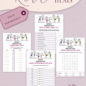 Guess Who Virtual Family Reunion Games Printable, Instant Download Get ...