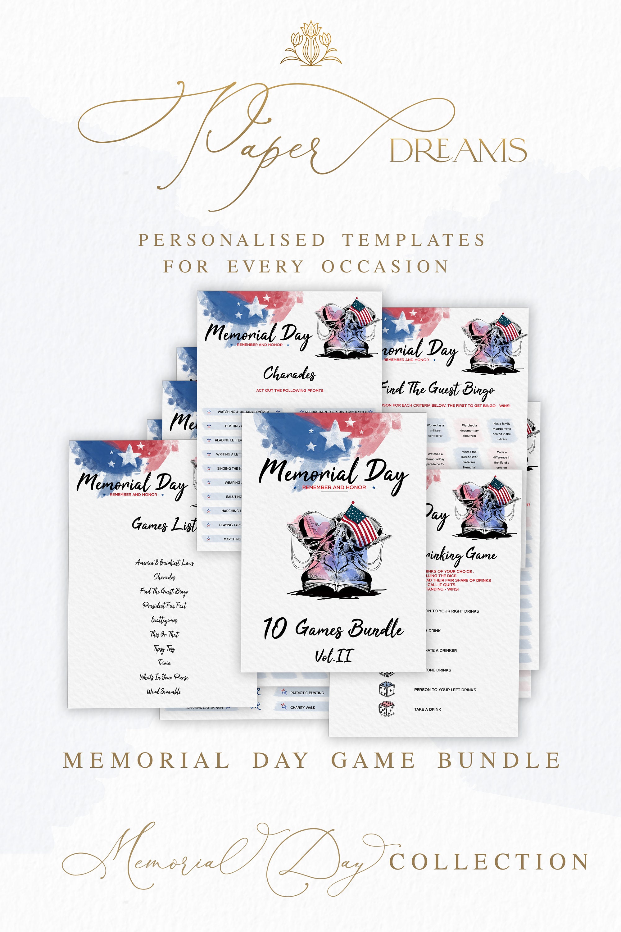 Memorial Day Family Reunion Games, Memorial Day Trivia Questions,red ...