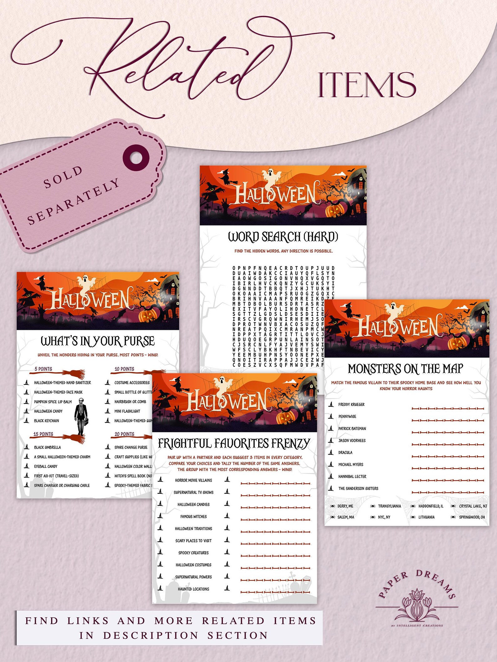 Halloween Trivia Guess the Witch Game, Spooky Digital Download Trivia ...
