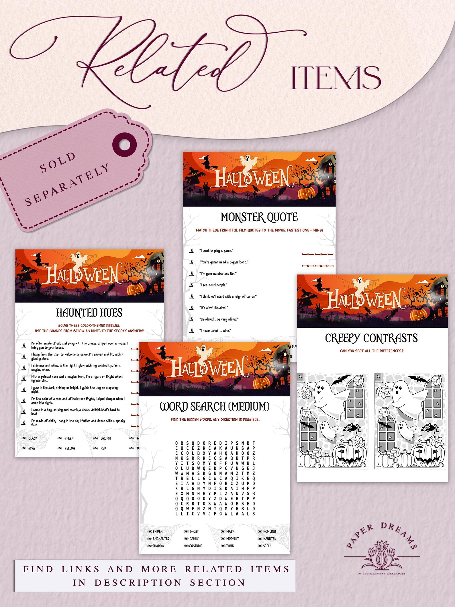 Editable Halloween Would You Rather Game, Spooky Digital Download This ...