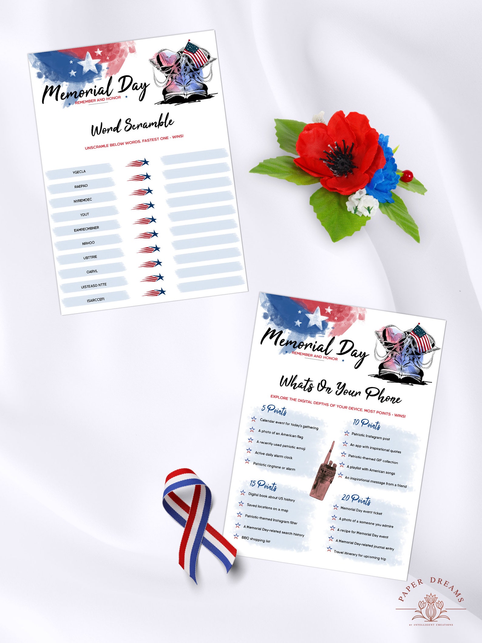 Memorial Day Family Reunion Games, Memorial Day Trivia Questions,red ...