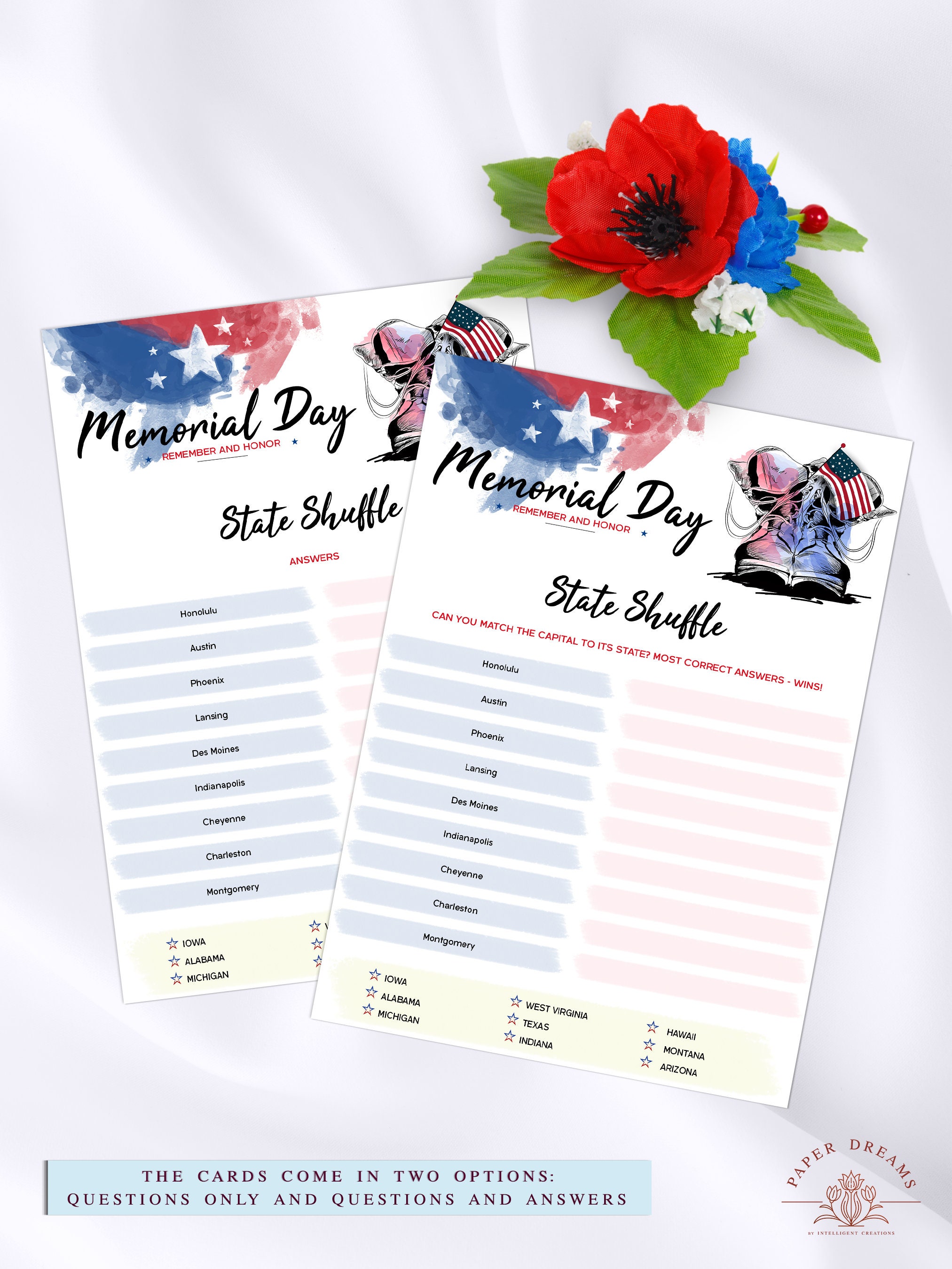 Memorial Day Trivia Game for Adults,memorial Day Trivia Questions ...