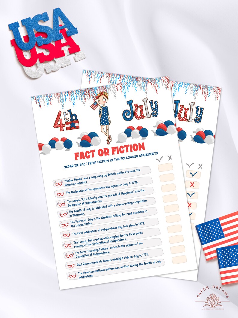 4th of July Trivia Questions, July 4th Trivia Game for Adults and Kids ...