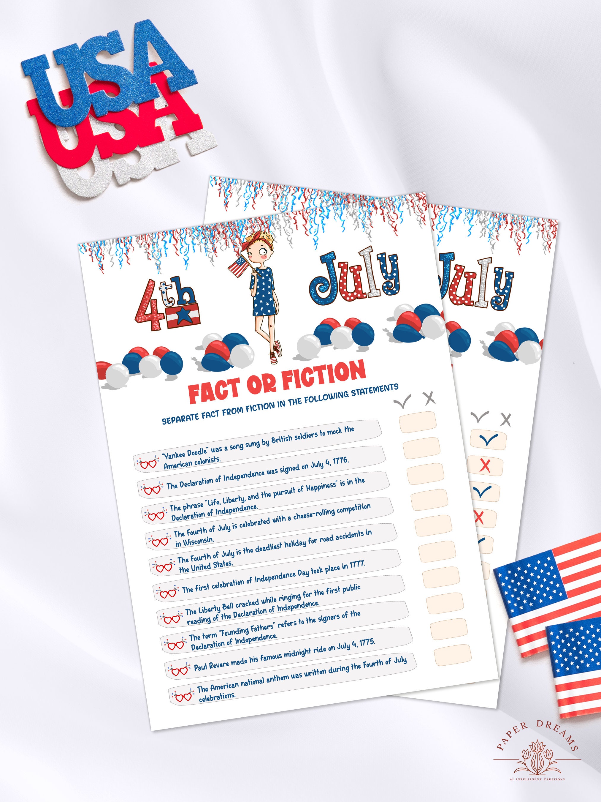 4th of July Trivia Questions, July 4th Trivia Game for Adults and Kids ...