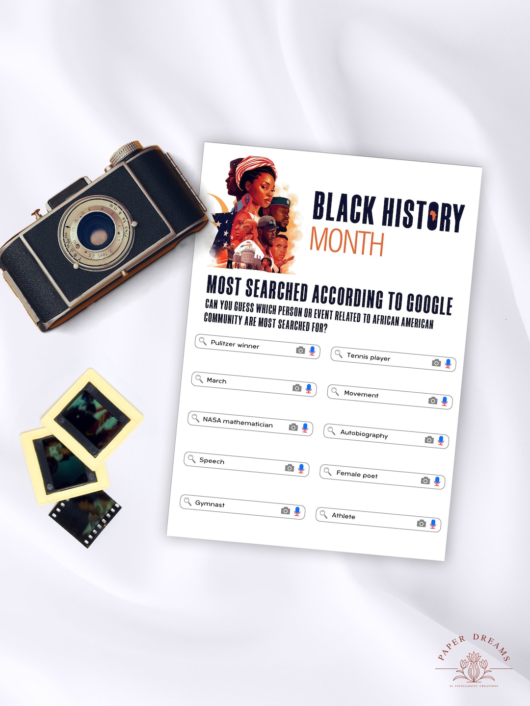 Most Searched Icons Black History Trivia Game, I Am Black History ...