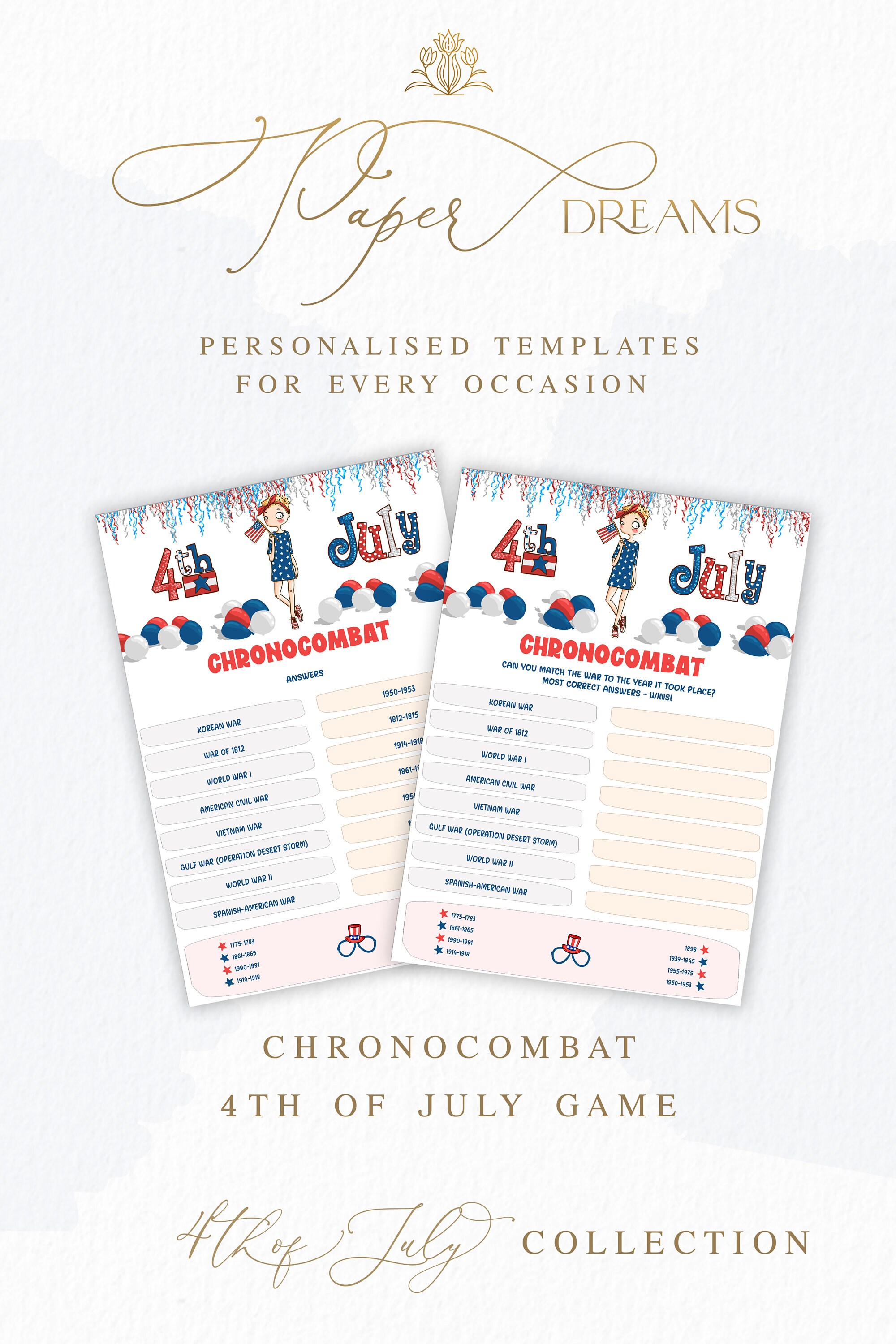 4th of July Trivia Questions, July 4th US Wars Trivia Game for Adults ...