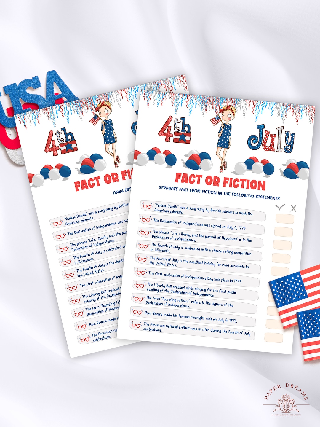 4th of July Trivia Questions, July 4th Trivia Game for Adults and Kids ...