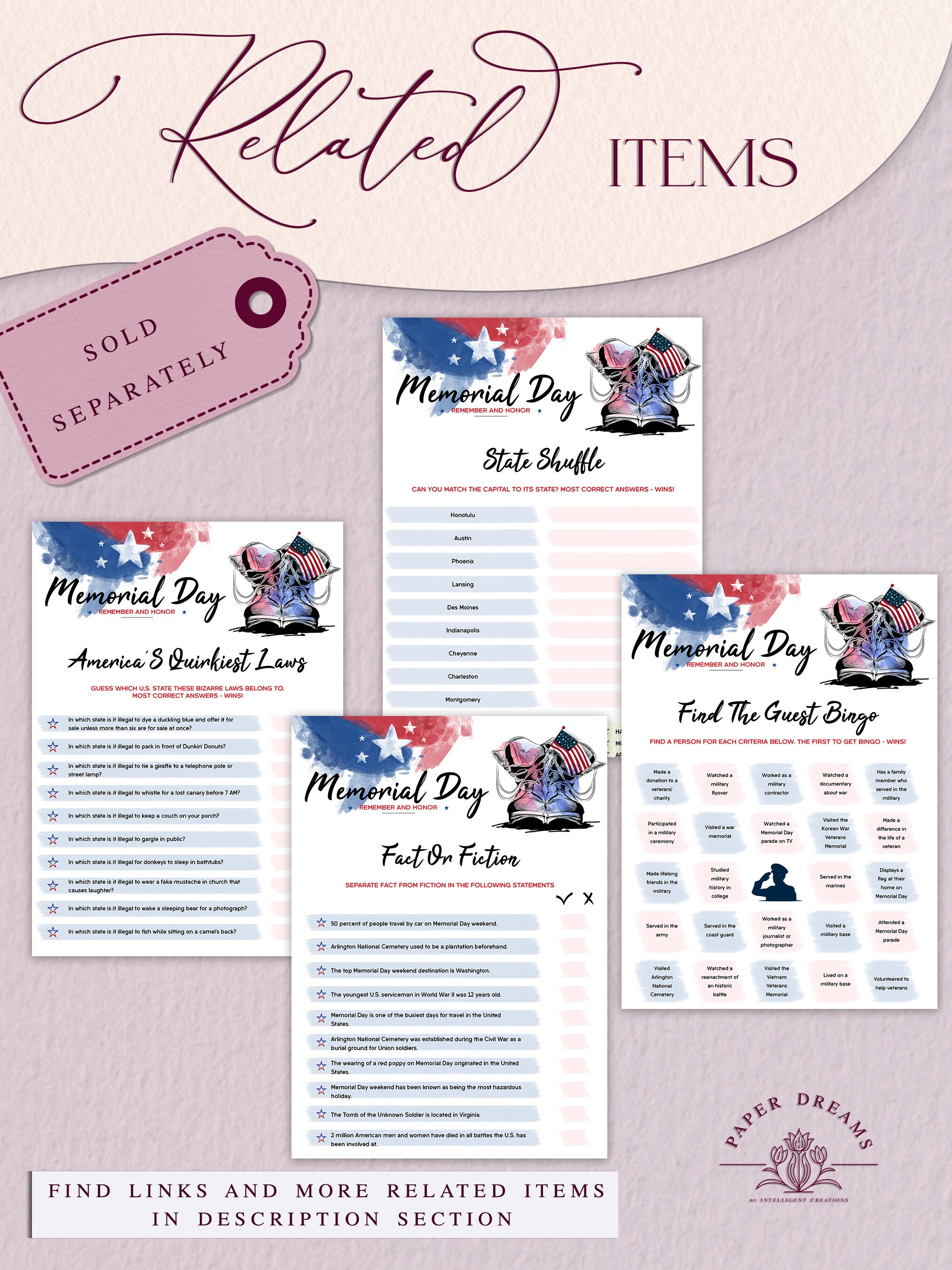 Memorial Day Riddles Game With Answers, Memorial Day Trivia Questions ...