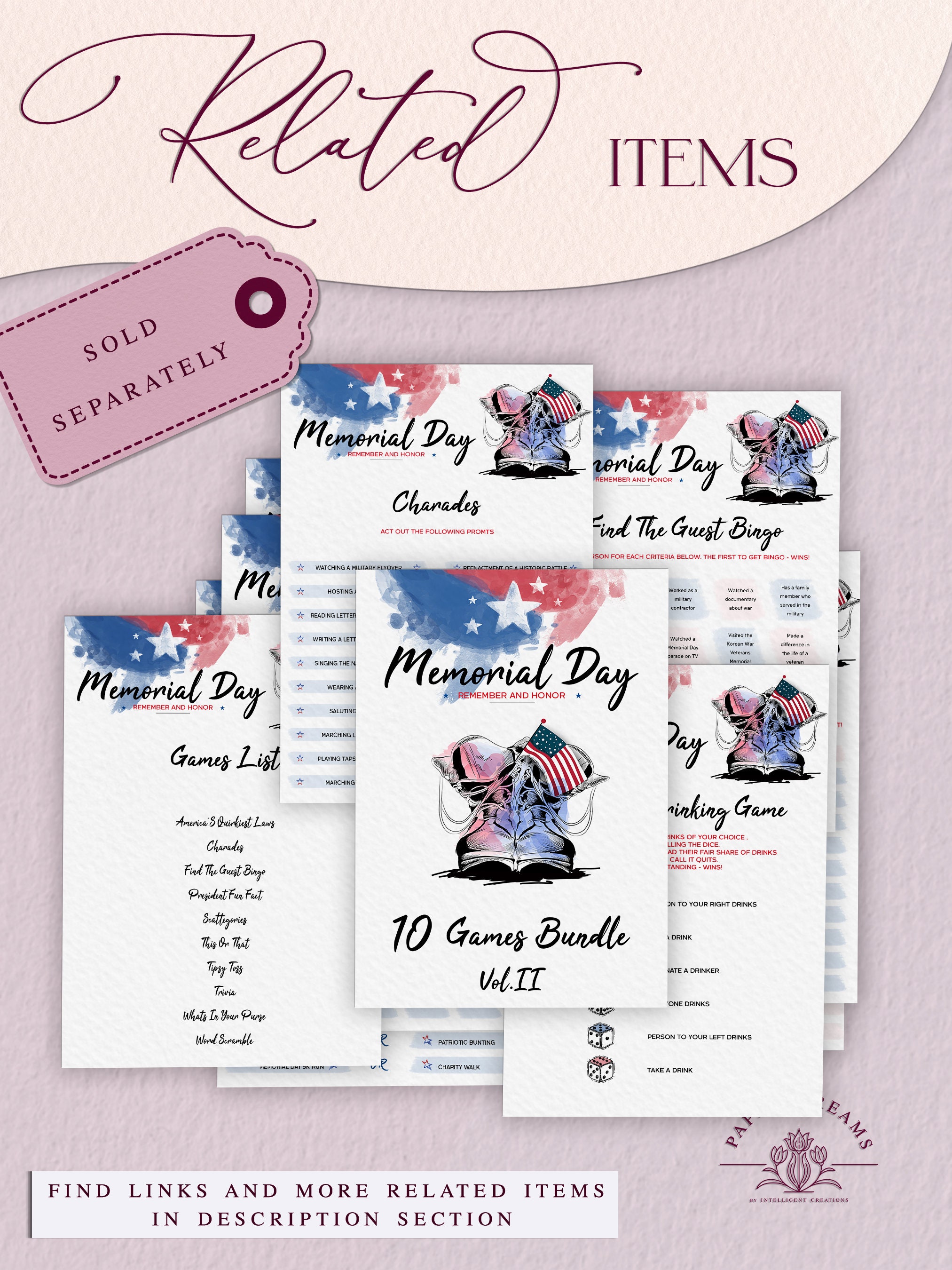 This or That Memorial Day Game Printable, Patriotic Would You Rather ...