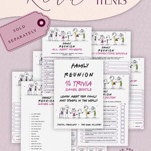 Guess Who Virtual Family Reunion Games Printable, Instant Download Get ...