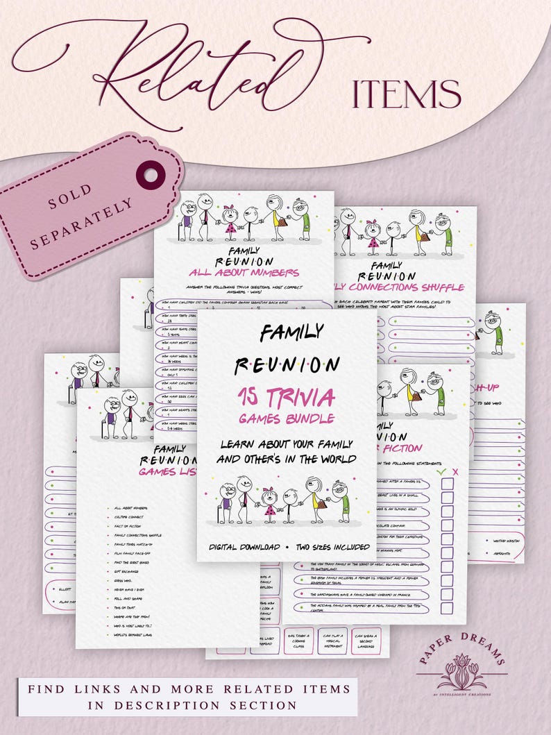 Guess Who Virtual Family Reunion Games Printable, Instant Download Get ...