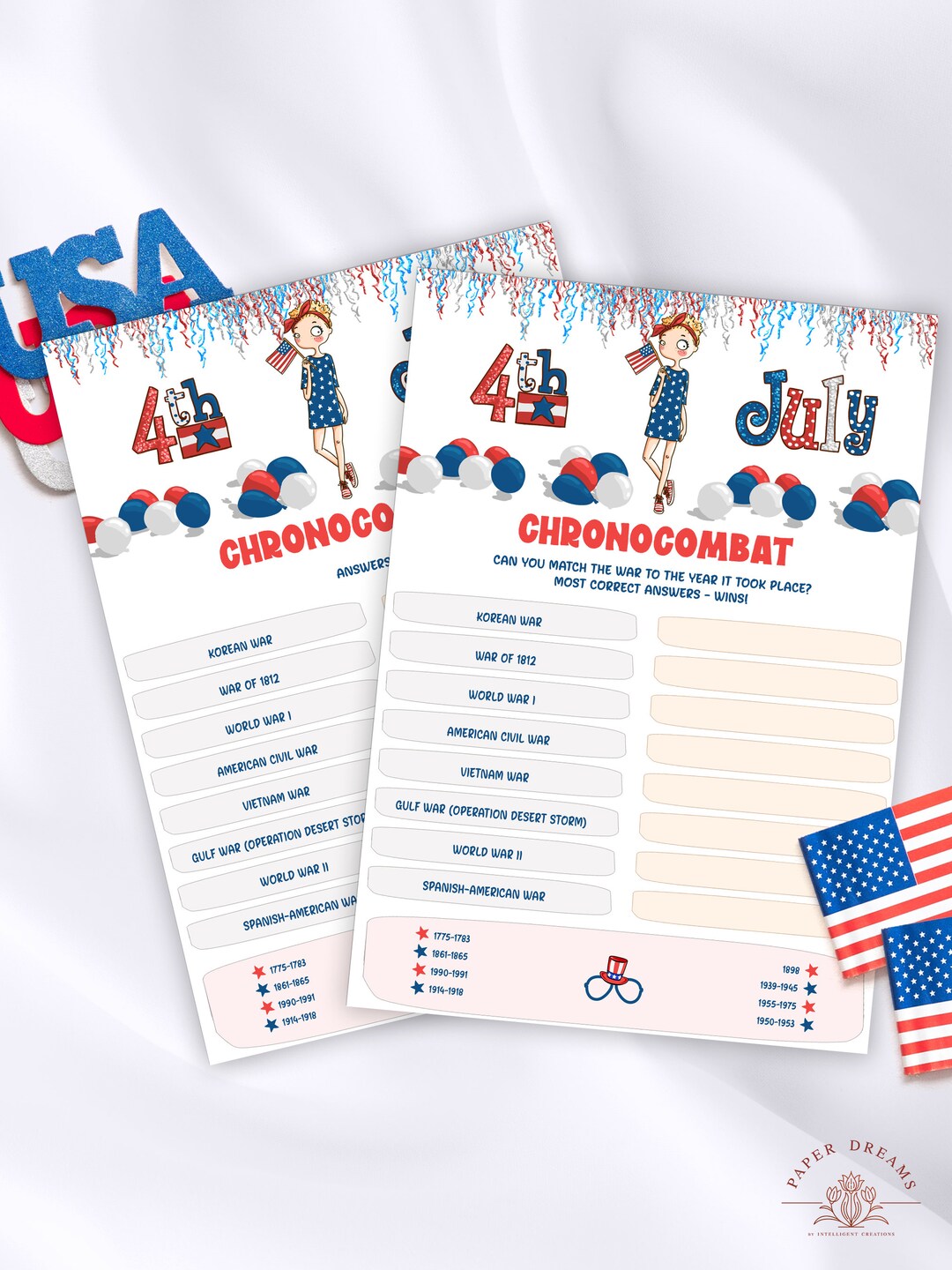4th of July Trivia Questions, July 4th US Wars Trivia Game for Adults ...