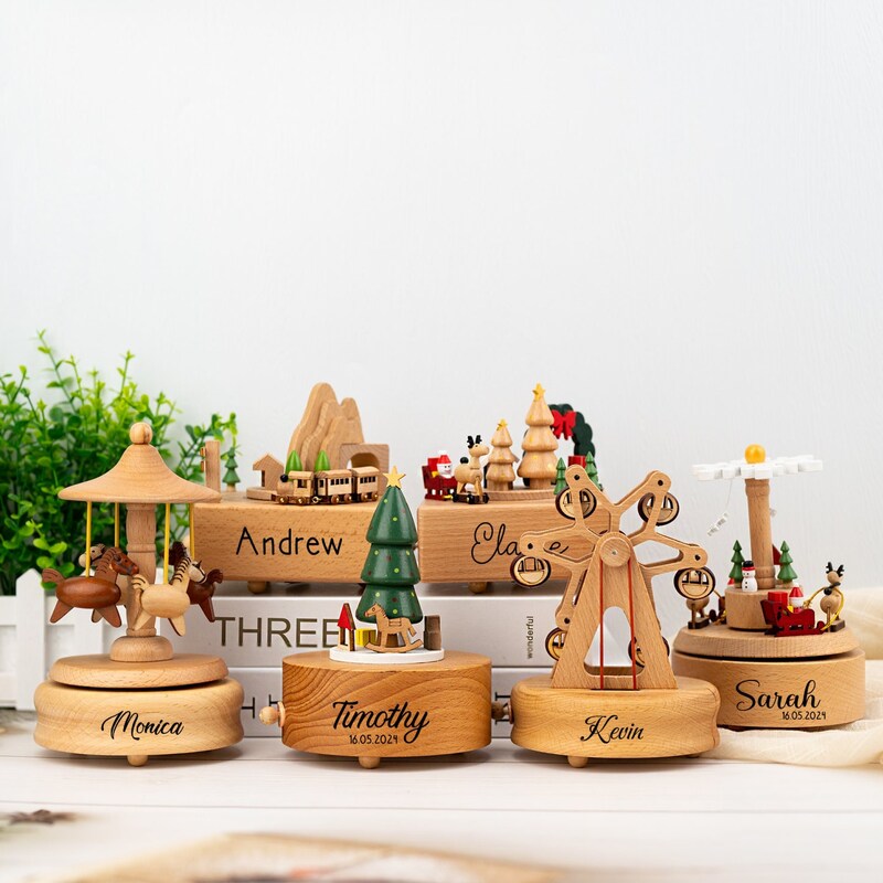 Christmas Music Boxes - Etsy